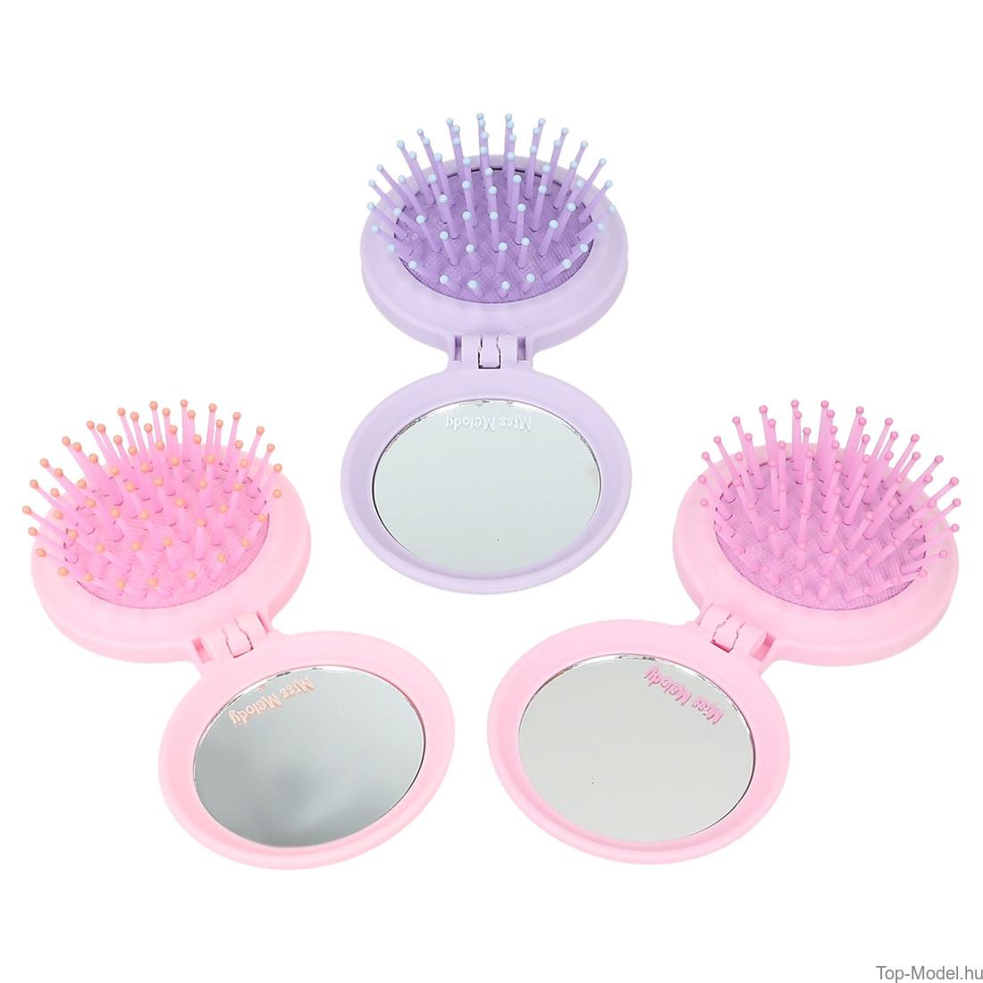 Miss Melody Összecsukható Hajkefe, lila - Haj kiegészítők