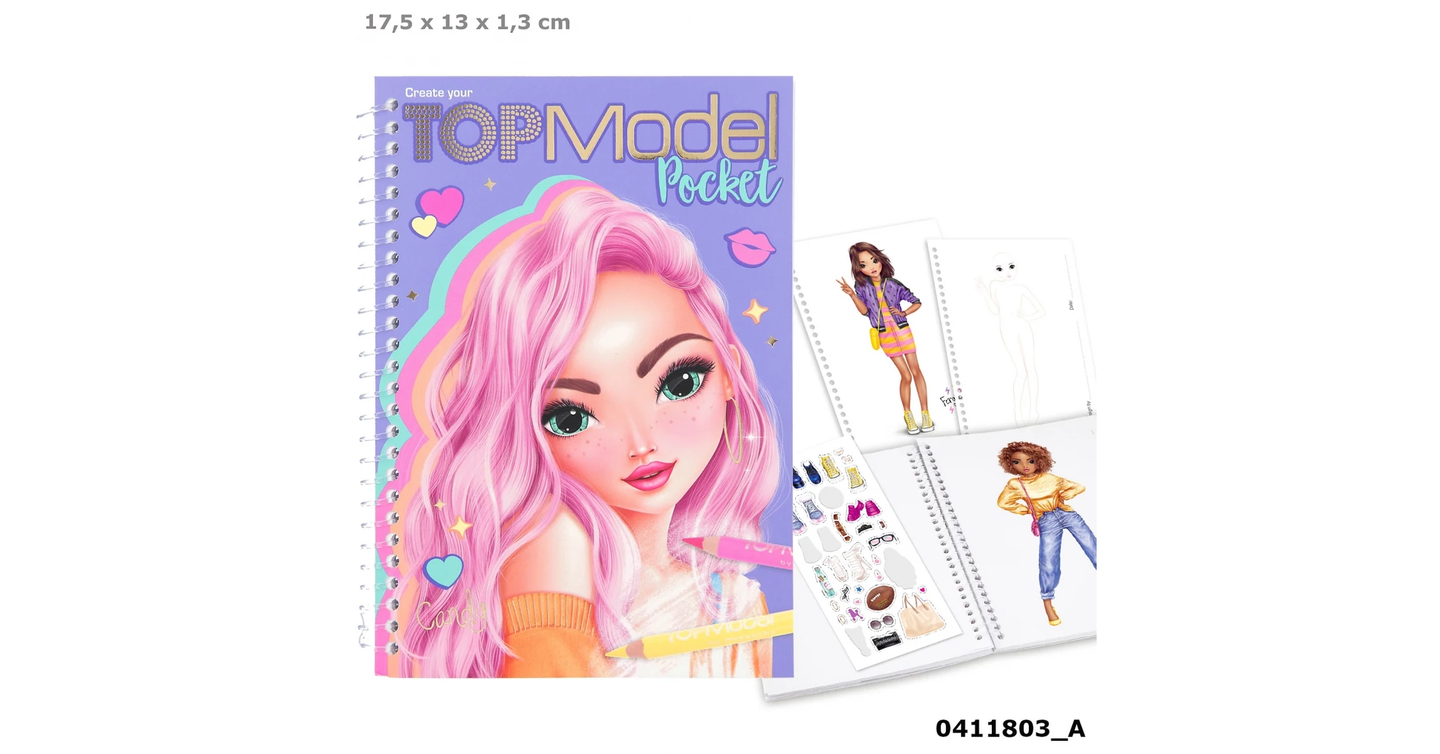 TOPModel Zsebkifestő lila - Kreatív színezők