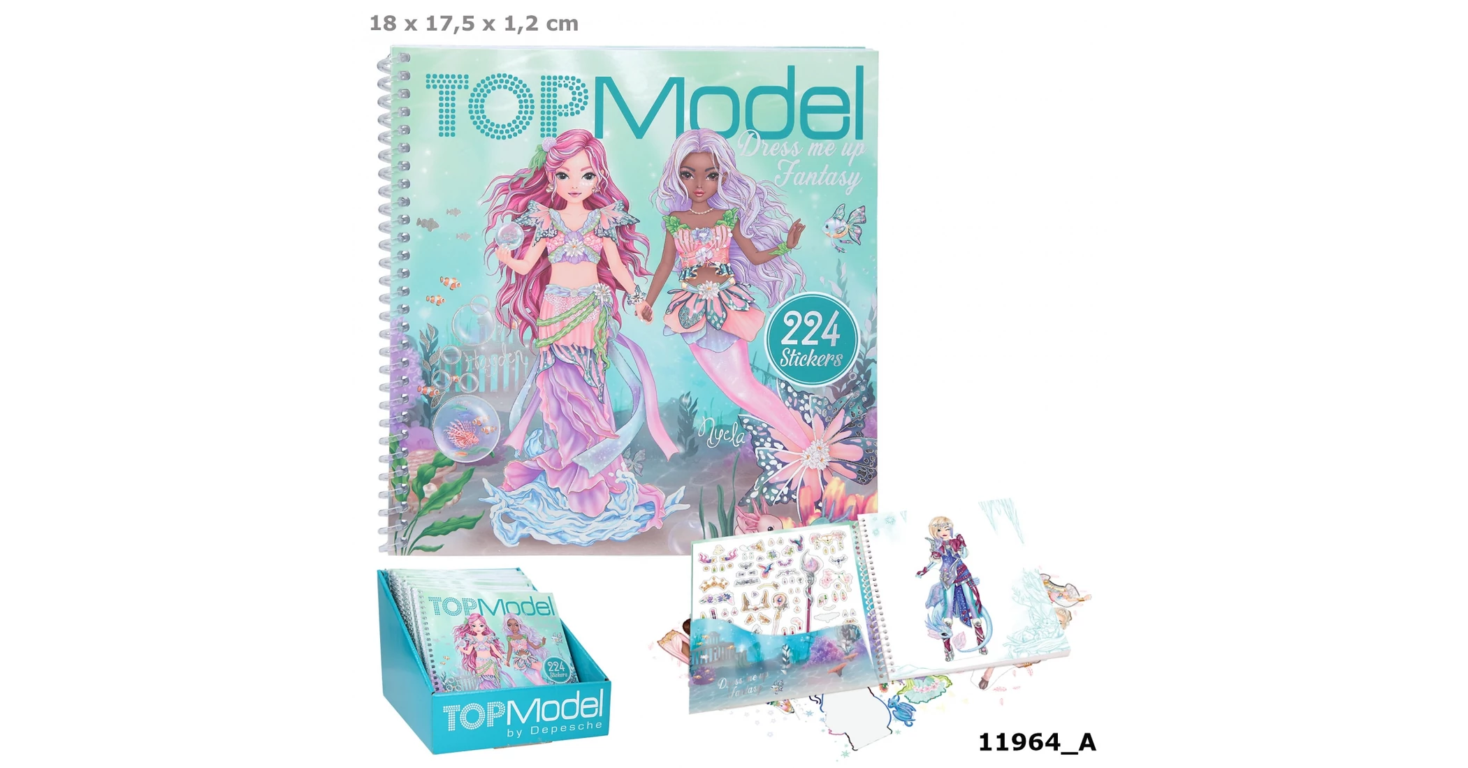 TOPModel Dress Me Up Fantasy Ruhatervező - Matricás Tervező