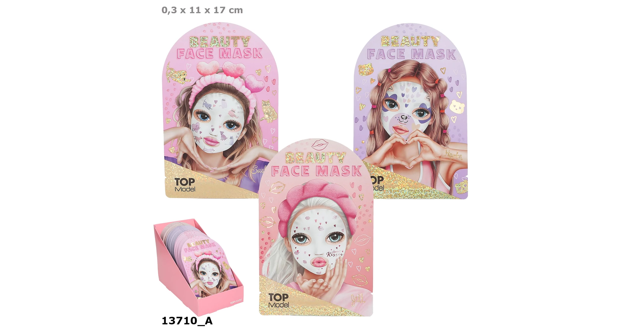 TOPModel Arcmaszk, Lila BEAUTY and ME - Smink kiegészítők